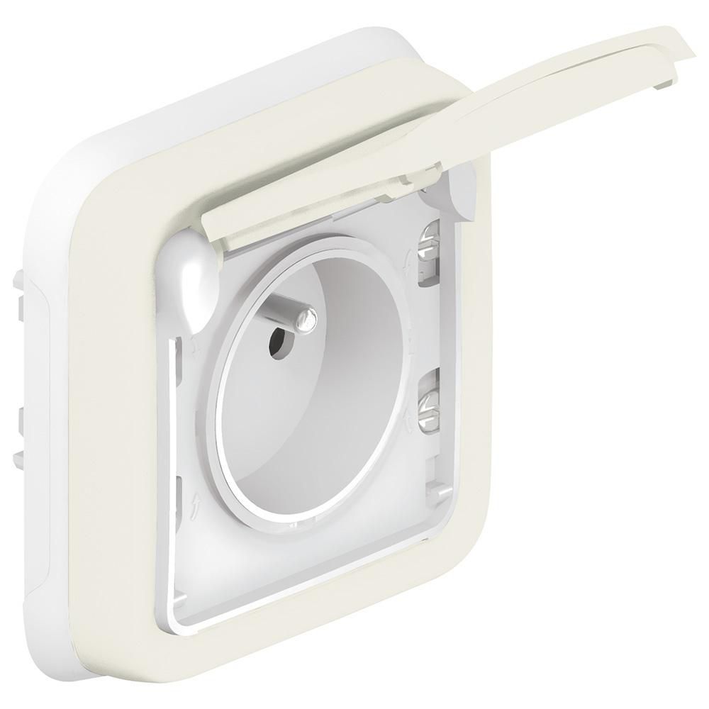 LEGRAND Prise de courant étanche IP55 Plexo 2P T 16 A avec