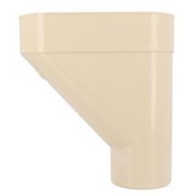 NICOLL - Jambonneau pour gouttière demi-ronde de 33 diamètre 100mm PVC ...