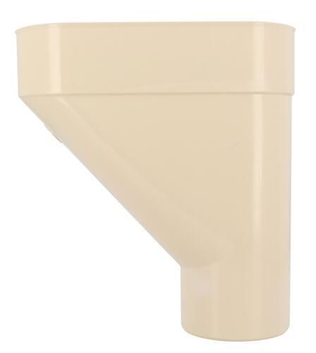 NICOLL - Jambonneau pour gouttière demi-ronde de 33 diamètre 100mm PVC ...