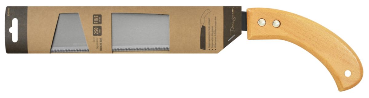 DENUZIERE - Scie japonaise poignée bois 250mm Réf. 8340300 | POINT.P