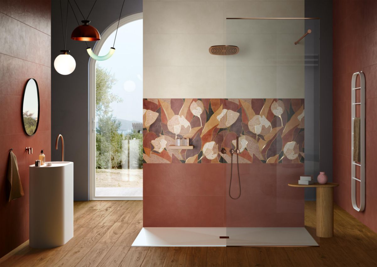 NAXOS - Carrelage sol/mur intérieur grès cérame inspiration béton Chromatica - ecru naturel ...