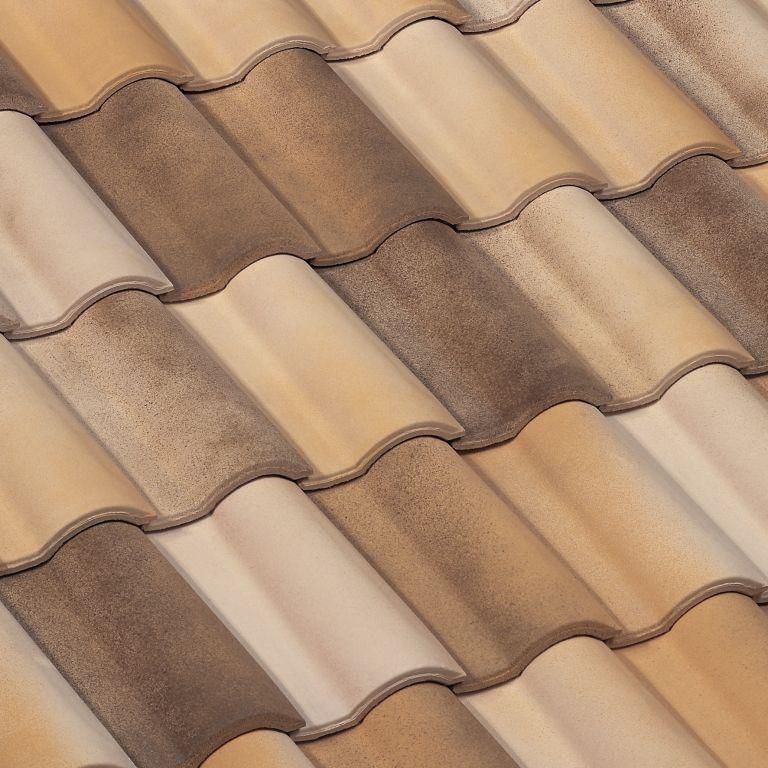 MONIER - Tuile terre cuite Gallo-Romane Monier Valmagne Beige 440x280 ...