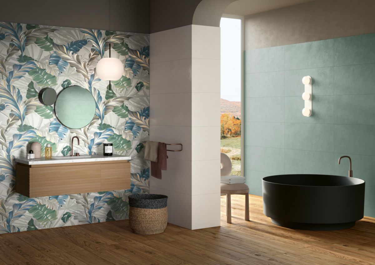 NAXOS - Carrelage sol/mur intérieur grès cérame inspiration béton ...