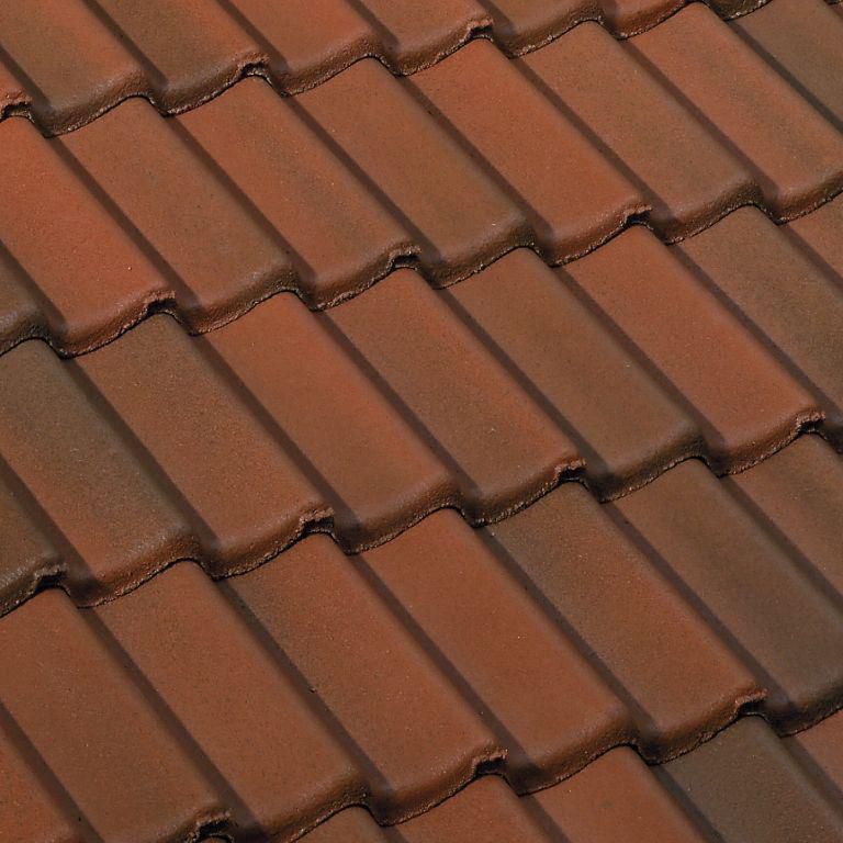 MONIER - Tuile grand moule à faible galbe Tradipanne béton minéral ...