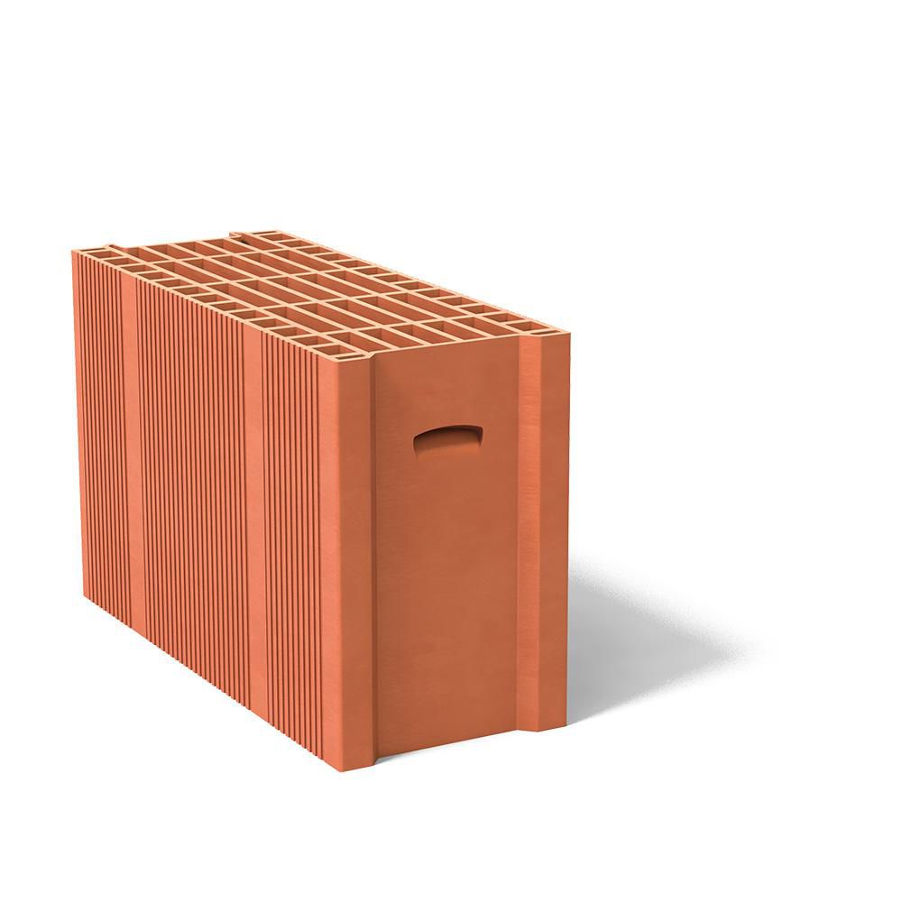 BIO'BRIC - Brique de mur isolante bgv'thermo - terre cuite - 500x200x314 mm - R=1,25 m².k/w ...