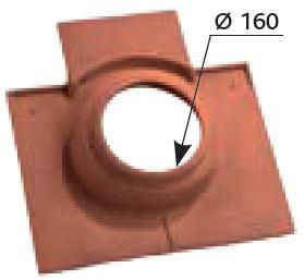 EDILIANS - Tuile à douille plate + noquets 510.31 - terre cuite alezane ...