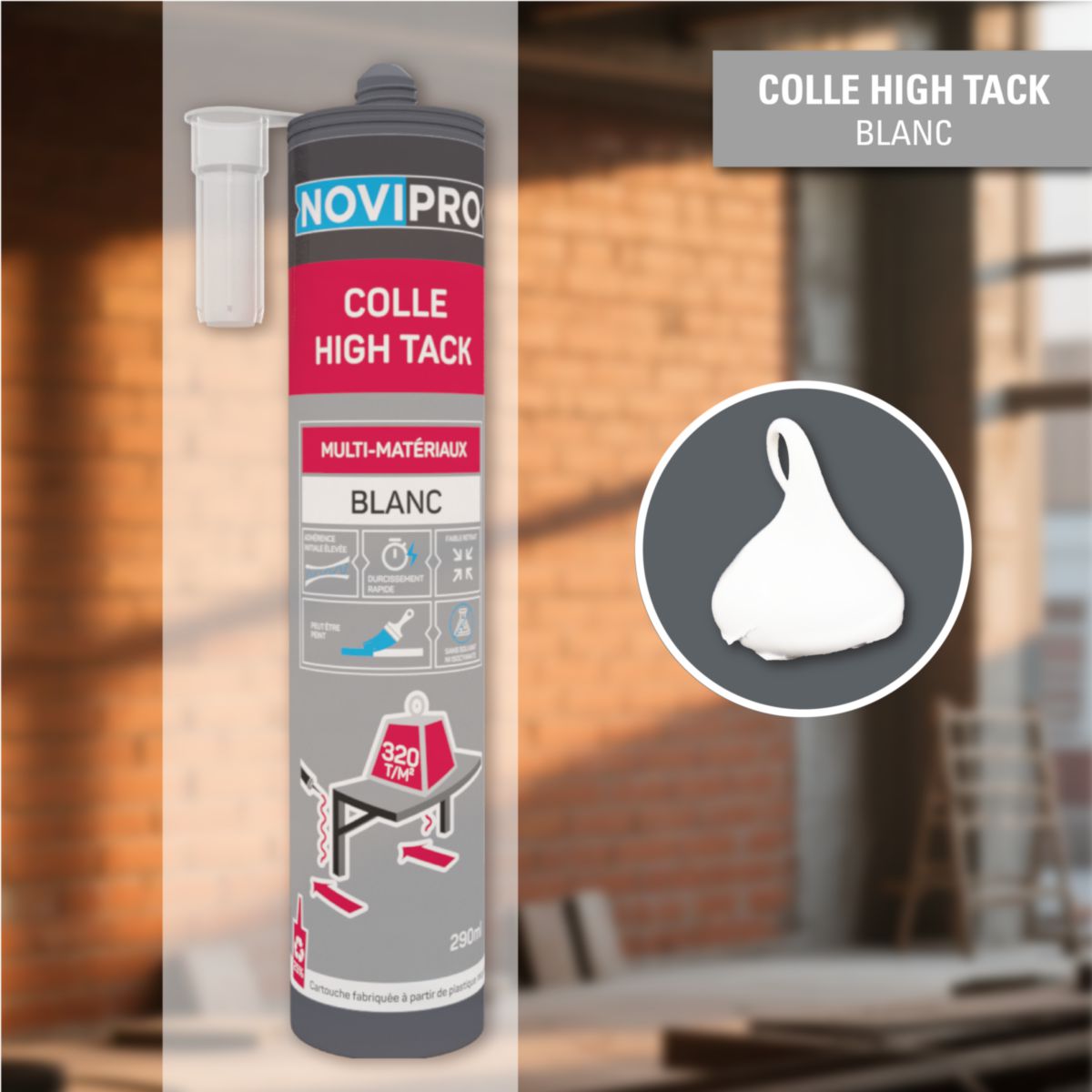 NOVIPRO - Colle Hightack MS Polymère NOVIPRO | POINT.P