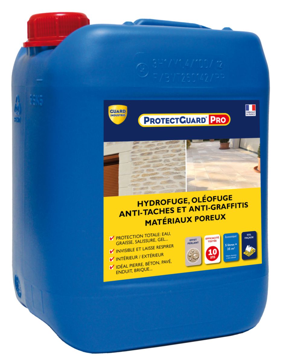 GUARD INDUSTRIE - Anti-tâche/Anti-graffiti pierre poreuse ProtectGuard ...