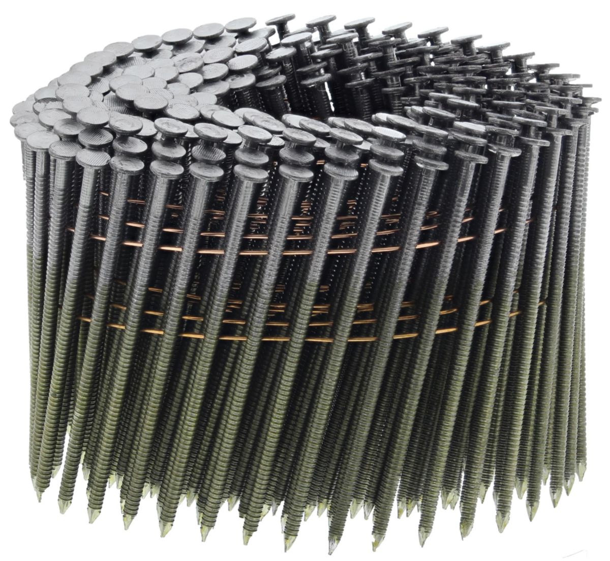 HAUBOLD - Clou acier standard - rouleau fil soudé 16° - cranté - Ø 2 ...