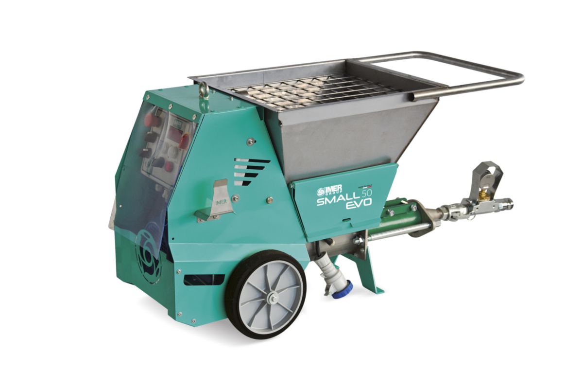 IMER - Machine à projeter électrique Small 50 Evo - kit polyvalent - 1184x504x682 mm | POINT.P