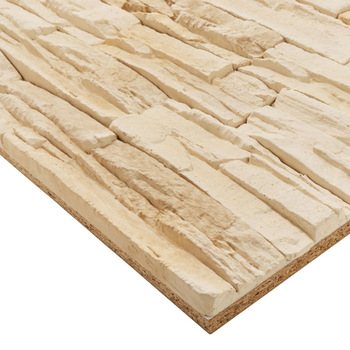 ALKERN - Parement Pierre Sèche multiformat - ton pierre nuancé - L. 20/30/50 cm - H. 10 cm - ép ...