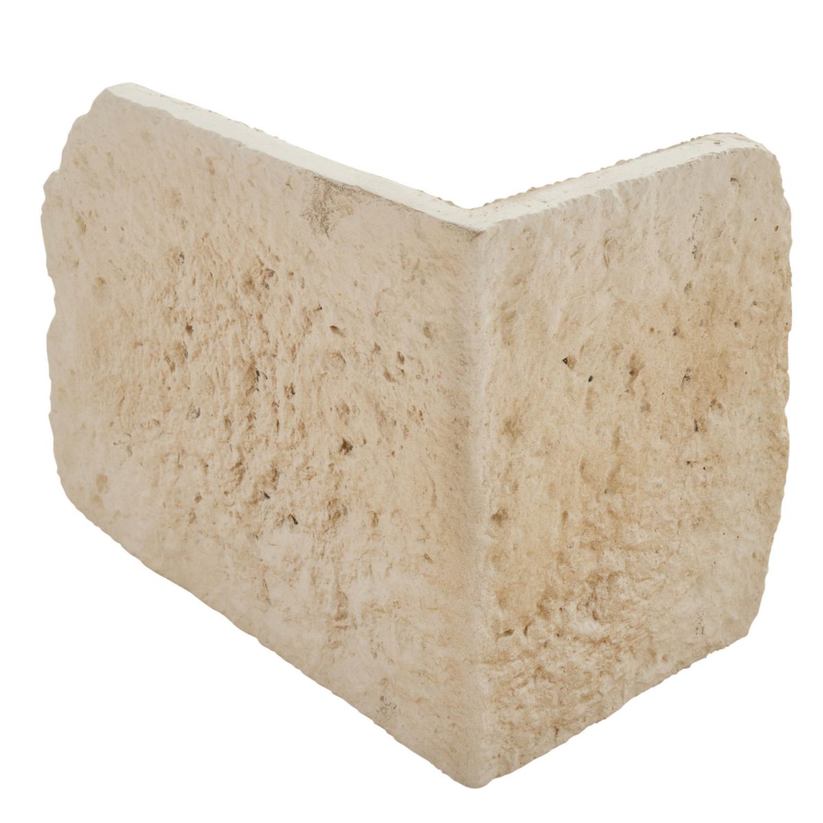 ALKERN - Pierre d'angle pour parement Moellon Rustique - ton pierre nuancé - 25x13x23 cm - ép. 2 ...
