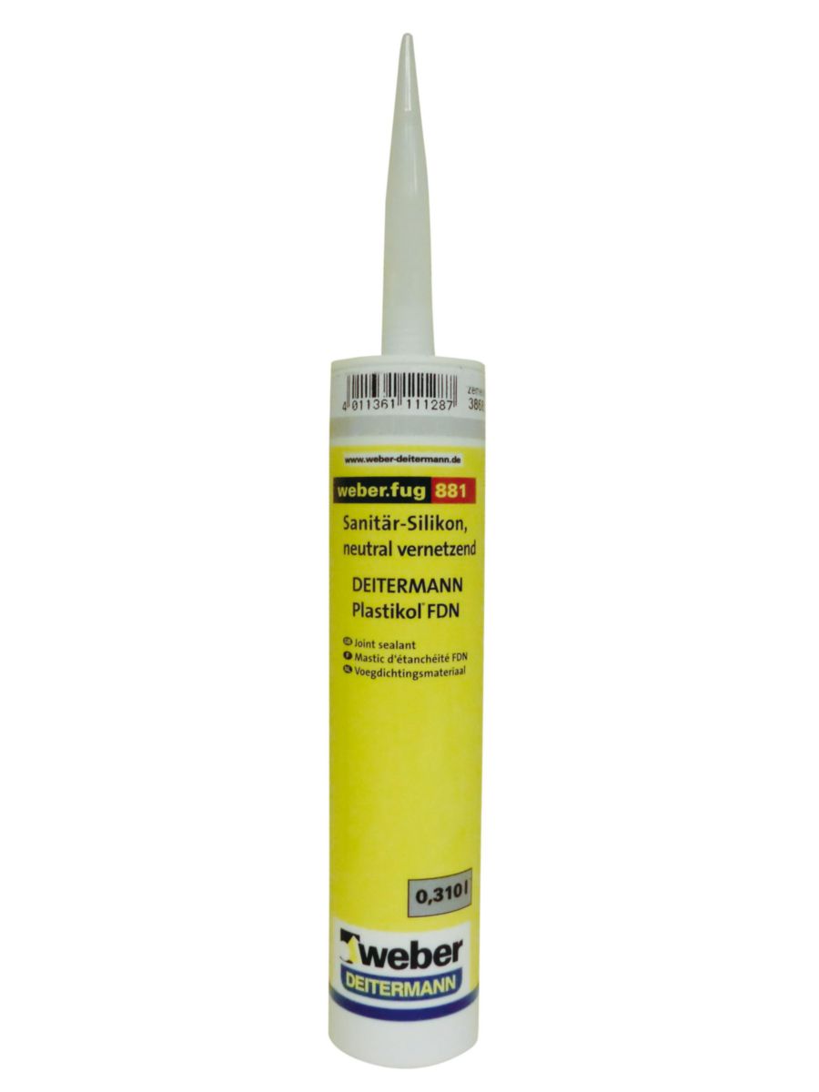 WEBER - Mastic de jointoiement weberfug 881 - blanc pur E06 - cartouche ...