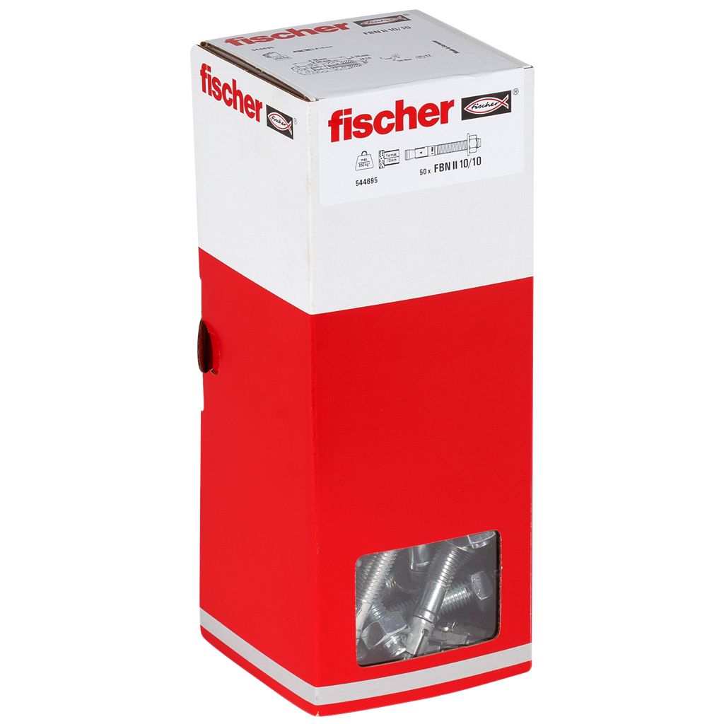 FISCHER - Goujon d'ancrage FBN II 10/10x85 - boîte de 50 pcs | POINT.P
