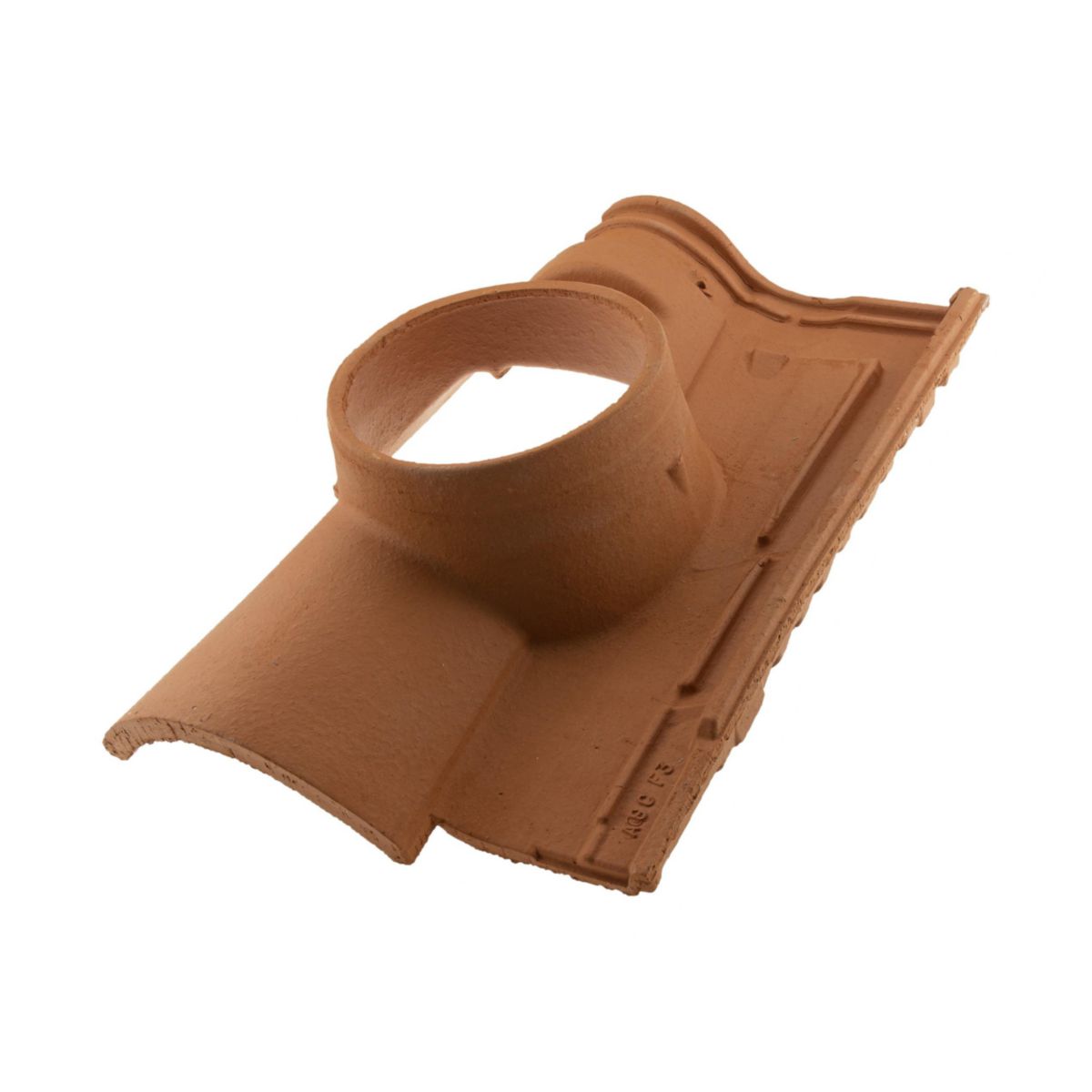 TERREAL - Tuile à douille 65 LD - terre cuite - ton vieilli castel - Ø ...