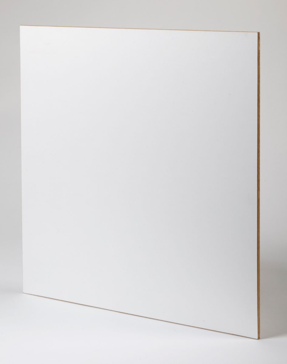 FINSA - Panneau de MDF faces blanc moyen satiné milieu sec - Fibraplast ...