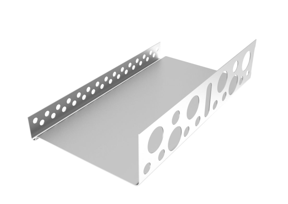 CATNIC - Rail de départ Catnic pour isolant 120 mm aluminium L. 2,5 m ...