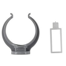 NICOLL - Collier lyre avec attache diamètre 40mm gris 5CA40 sachet de 5 ...