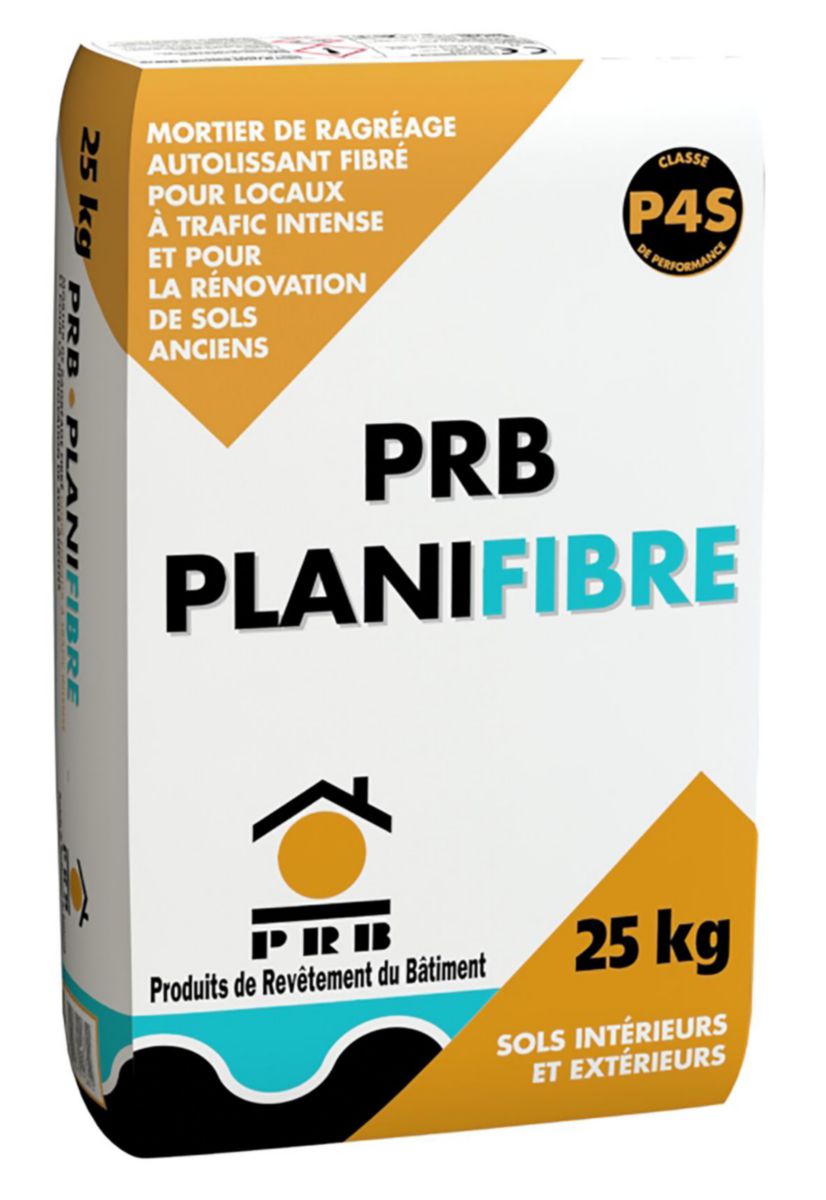 PRB - Mortier de ragréage Planifibre - sac de 25 kg | POINT.P