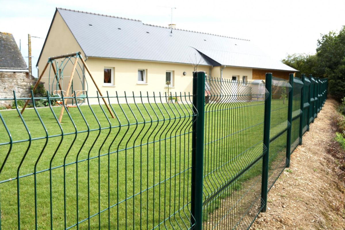 DIRICKX - Panneau de clôture rigide Axor Classic - vert 6005 - maille ...