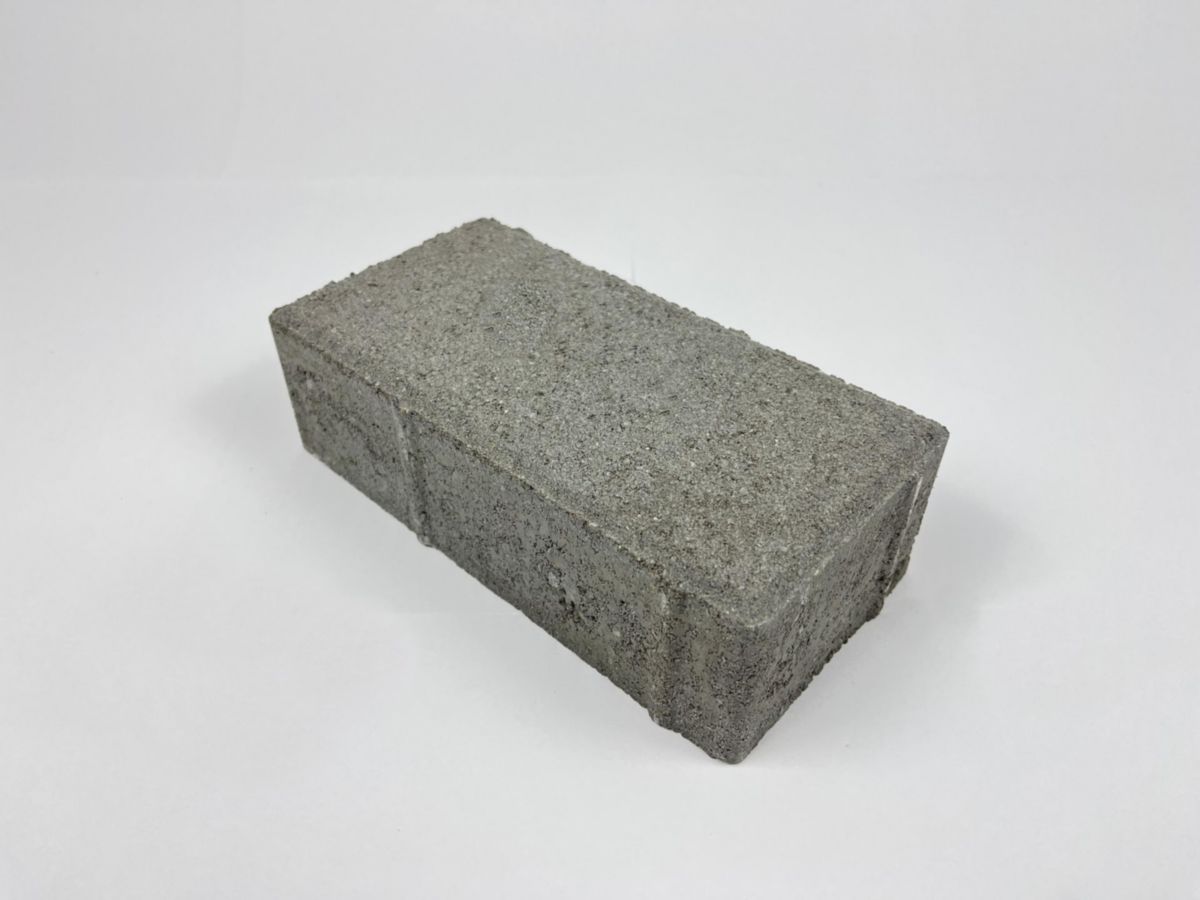 GRISSHEIMER BETONWAREN - Pavé rectangle 10x20x6cm gris | Point.P