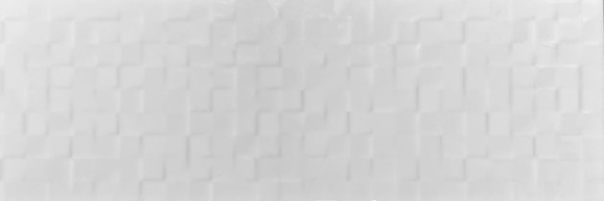 ARTE DECO - Faïence Arte Deco Twist Evolution blanc mat cubic déor 20 x ...