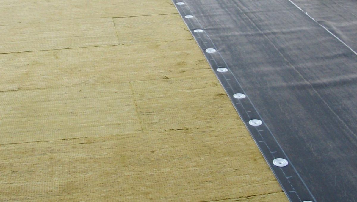 ROCKWOOL - Panneau laine de roche pour isolation toit terrasse Rockacier B Nu - non revêtu - 1 ...