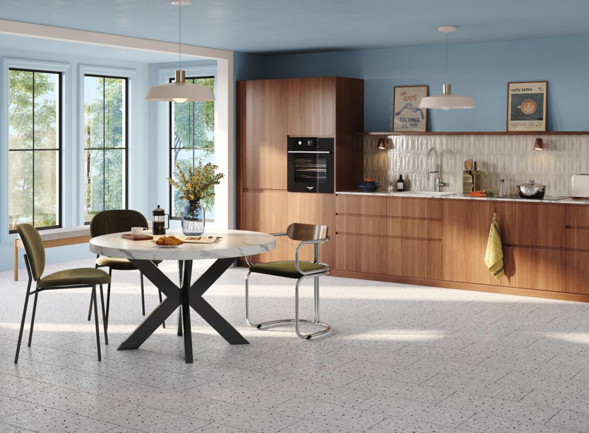 ARTE DECO - Lame vinyle SPC Arte Deco Quinoa terrazzo épaisseur 5,5 mm ...