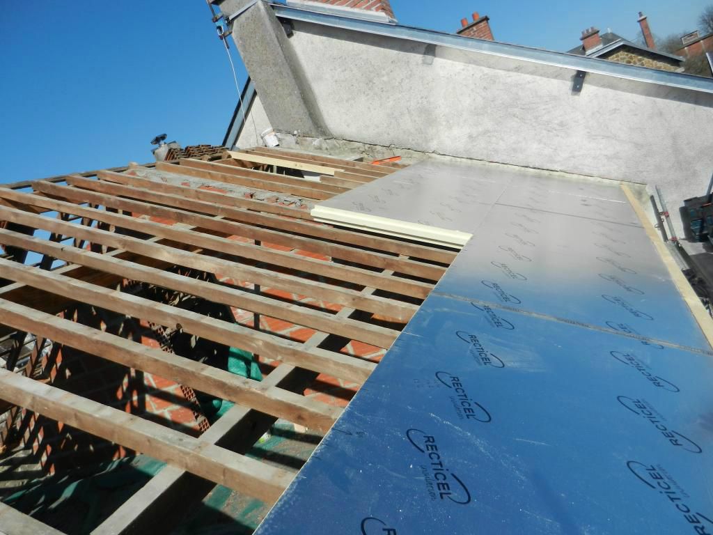 RECTICEL - Panneau polyuréthane Eurotoit Recticel épaisseur 60mm 2,40x1 ...