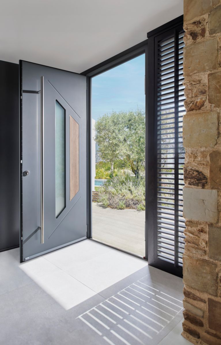 ZILTEN - [Code Web] Porte d'entrée Isami 3 Acier H.2150xL.900 mm pose ...