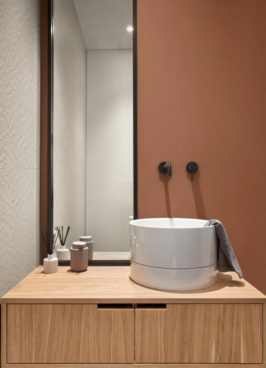 MARAZZI - Carrelage mural faïence Racconti - terracotta - rectifié ...