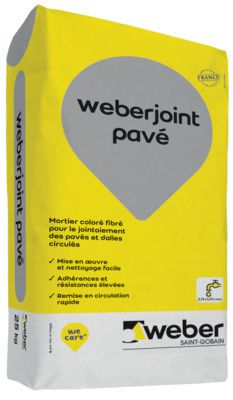 WEBER - WEBER JOINT pavé gris ciment 25 kg réf. 11101823 | POINT.P