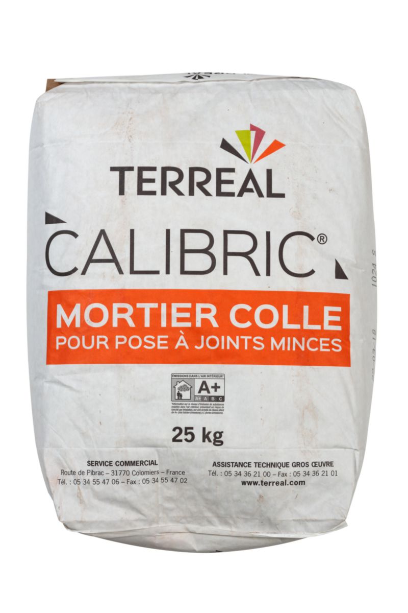TERREAL - Mortier-colle pour brique Calibric CAL81 - sac de 25 kg | POINT.P
