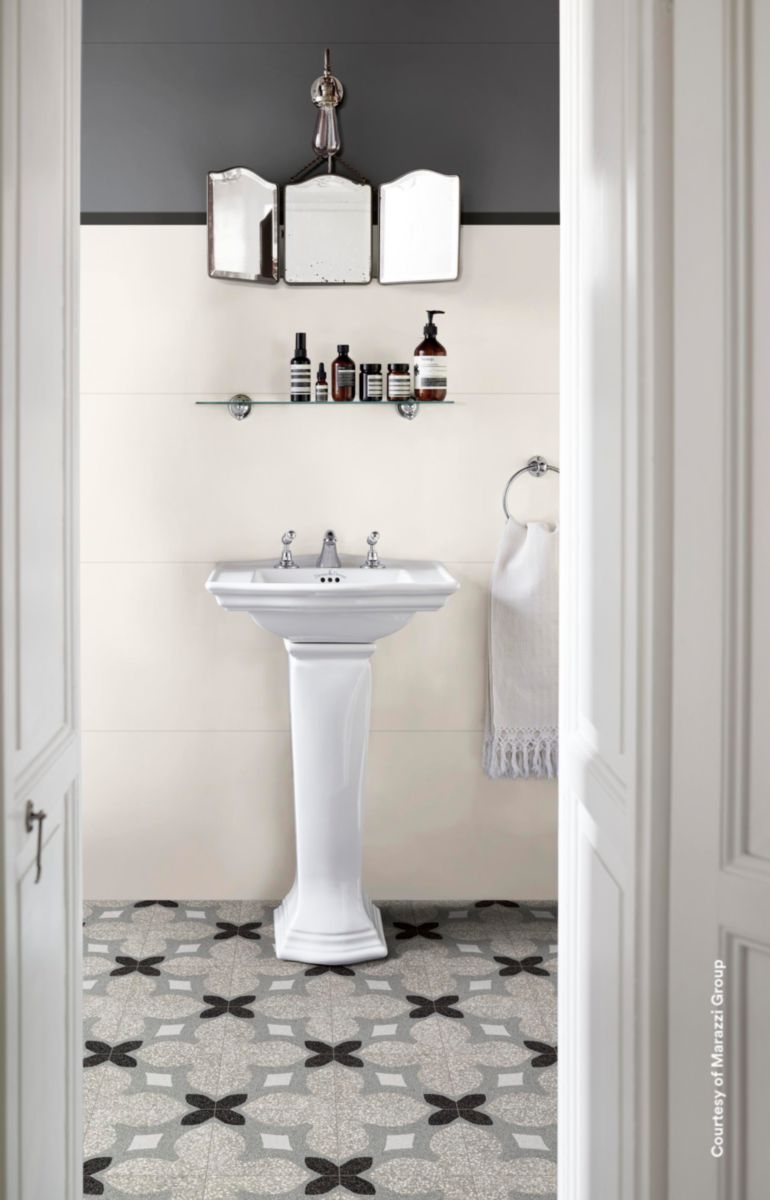 MARAZZI - Listel faïence Eclettica - black effet métal - 3x120 cm | POINT.P