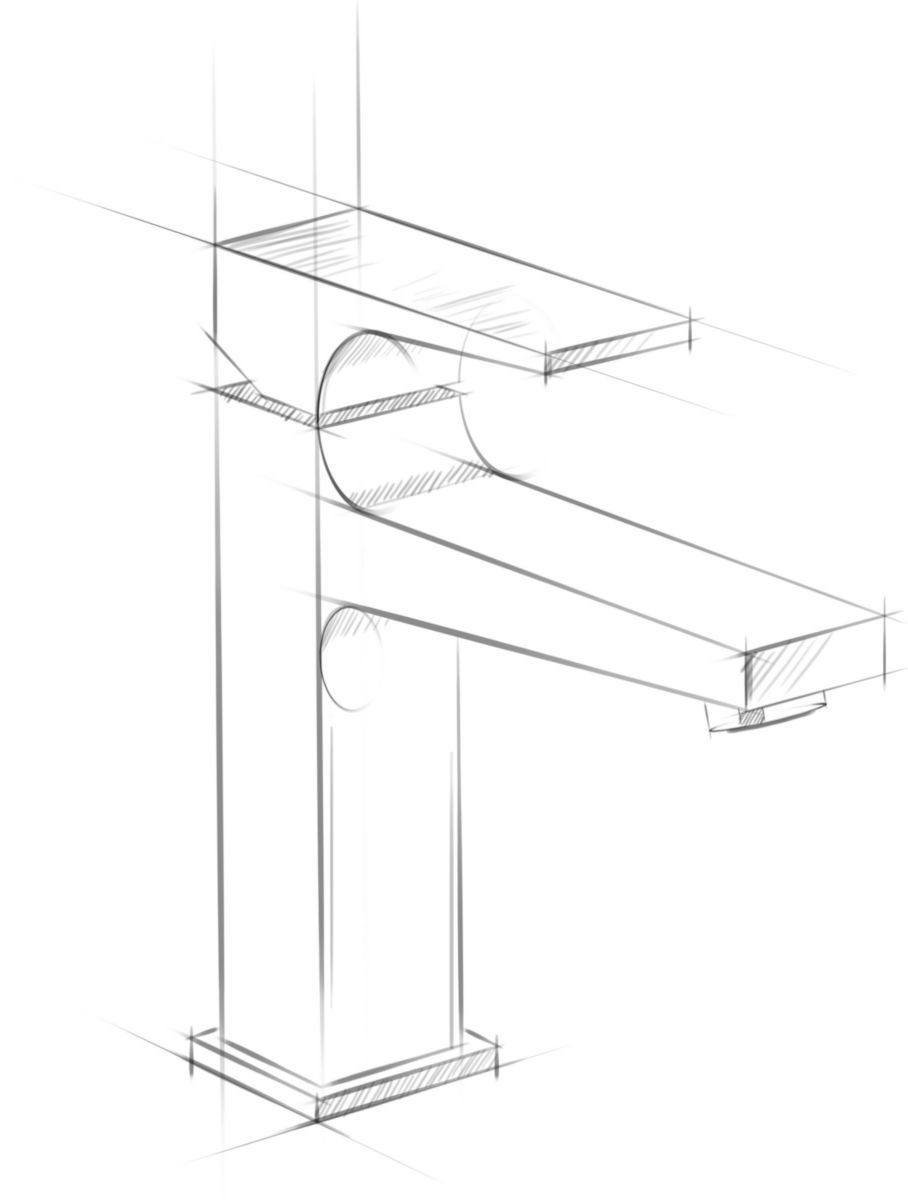 HANSGROHE - Mitigeur de lavabo Metropol 110 - poignée manette - bonde ...