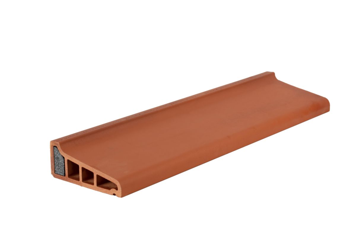 TERREAL - Appui monolithe isolé APM25 25x10x248cm rouge | POINT.P