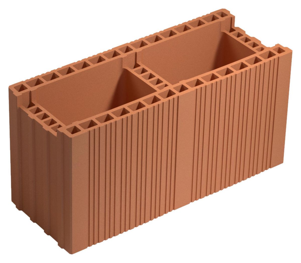 TERREAL - Brique à bancher BCR31 - terre cuite - 500x200x249 mm | POINT.P