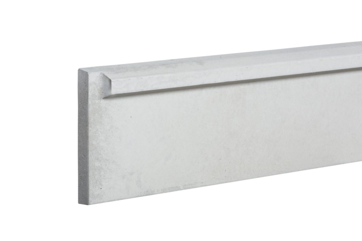 GIRPAV - Plaque de soubassement 1/2 chaperon pour clôture rigide 100444 ...