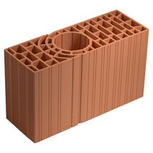 BIO'BRIC - Brique de mur BGV double poteaux réservation 15 540x200x314mm | POINT.P