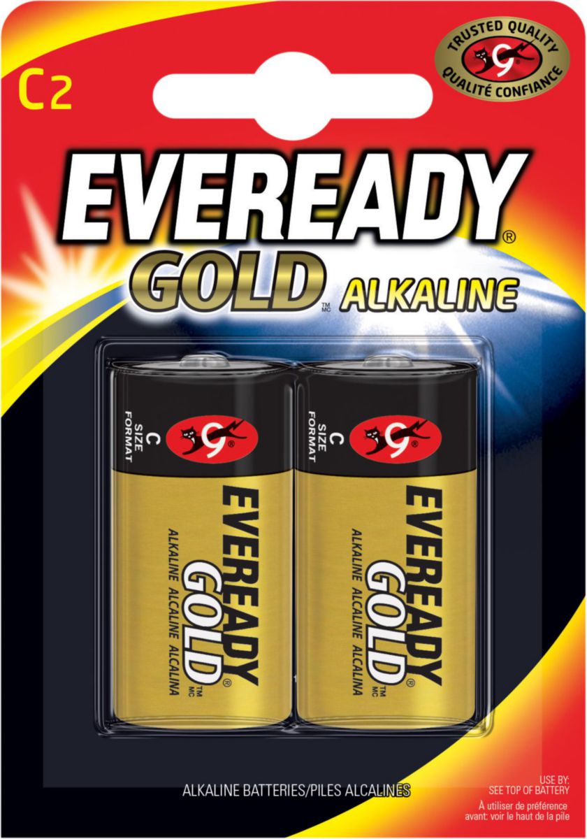 ENERGIZER - Pile alcaline Eveready Gold C LR14 B2 Réf. EVLR14 | POINT.P