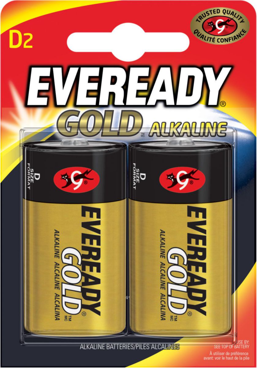ENERGIZER - Pile alcaline Eveready Gold D LR20 B2 Réf. EVLR20 | POINT.P