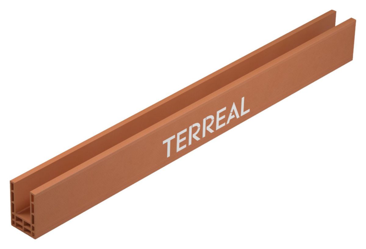 TERREAL - Maxi linteau ML528 - terre cuite - 280x30x20 cm | POINT.P