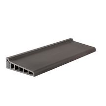 TERREAL - Appui monolithe isolé APM35 terre cuite anthracite 98 x 34,5 x 10 cm