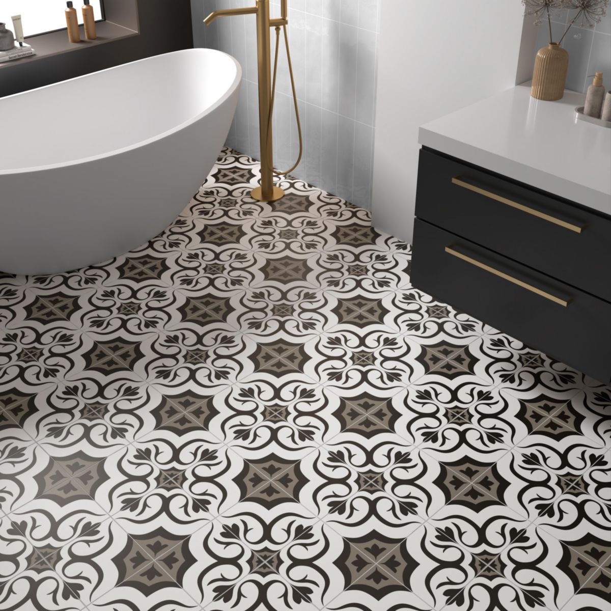 EQUIPE CERAMICAS - Carrelage intérieur grès cérame Rivoli - teinte Loiba - 20x20 cm | POINT.P