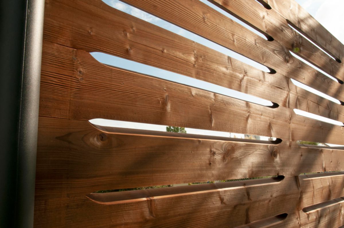 SILVERWOOD - Lame de finition de clôture Bali - sapin du Nord préservé ...