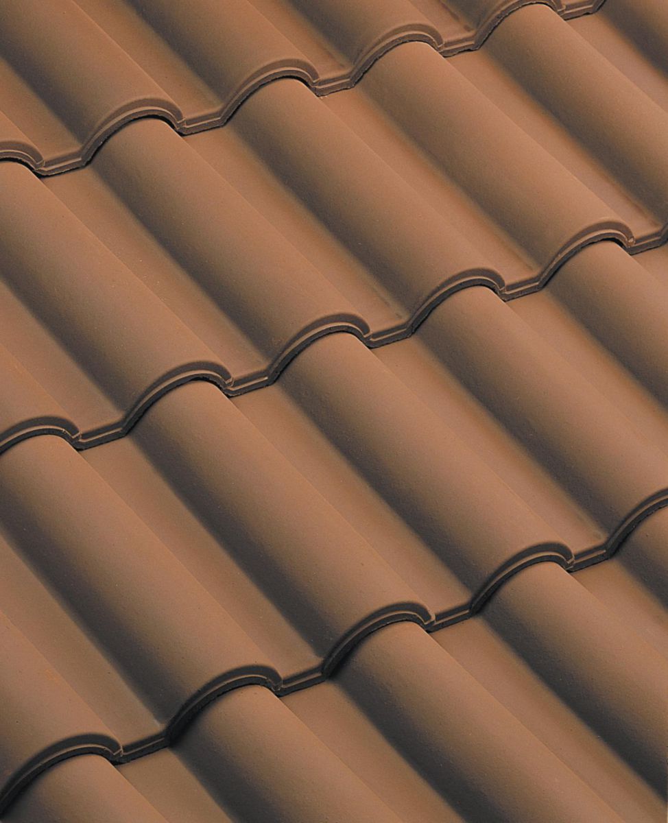 EDILIANS - Tuile Romane Sans terre cuite vieilli masse 420x273 mm ...