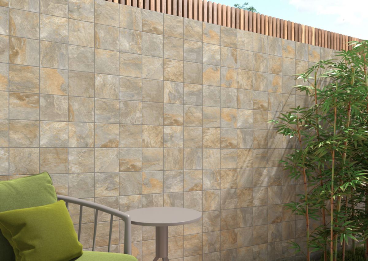 CINCA - Grès cérame émaillé Cinca Splash Slate Grège 15 x 15 cm 9441 ...