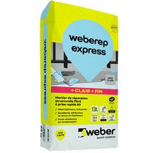 WEBER - Mortier de réparation weberep express - sac de 25 kg | Point.P