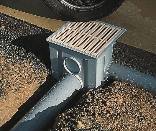 NICOLL - Regard de branchement pour eaux pluviales RETX PVC gris ...