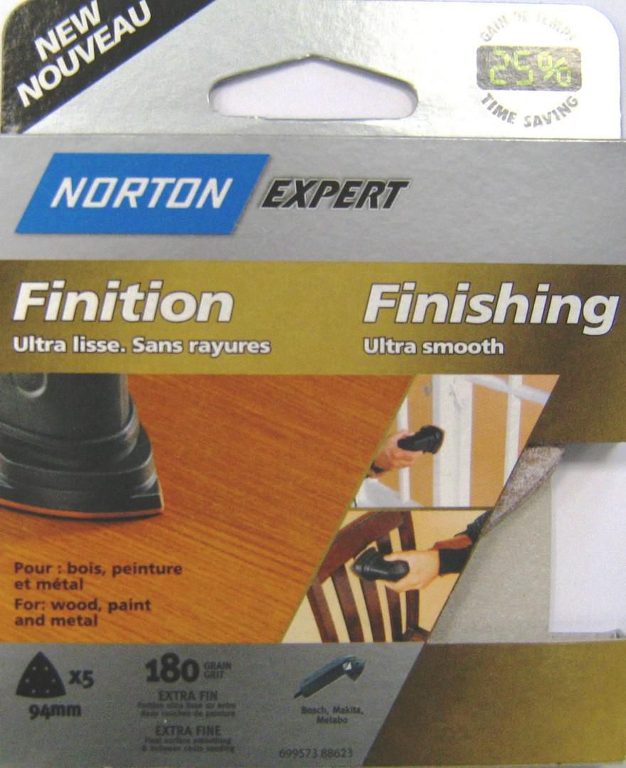 NORTON-CLIPPER - Triangles perforés 6 trous auto-agrip Norton Expert 95 ...
